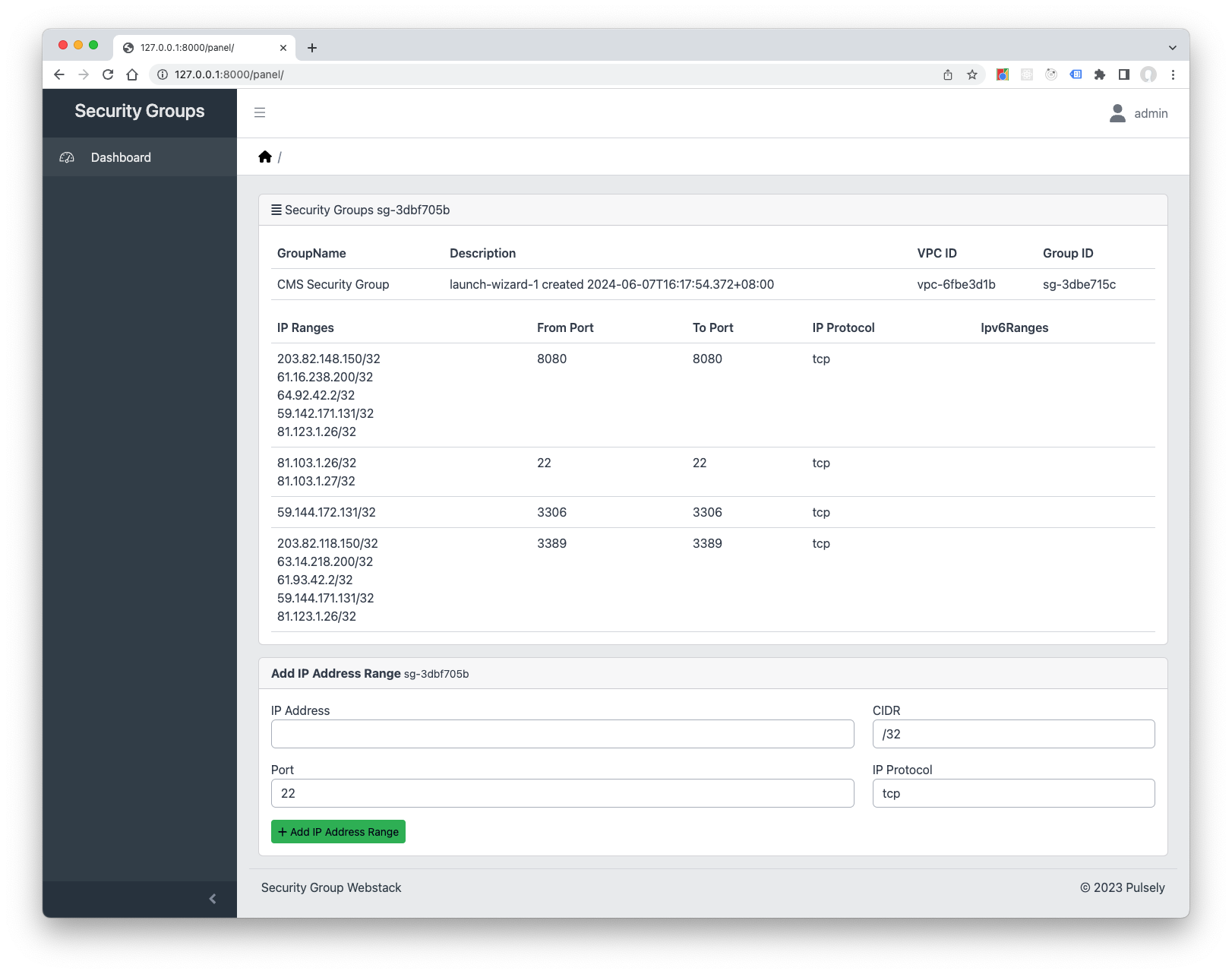 GitHub - pulsely/webstack-securitygroups: Security Groups Webstack let you control the access of ...